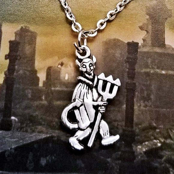 Baroque Vintage | Jewelry | Vintage Style Old Nick Devil 3d Silver ...